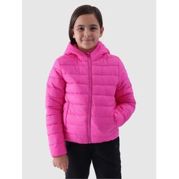 4F M&auml;dchen Steppjacke, pink, Gr. 164, unifarben, Web, Obermaterial: 100% Polyamid. Futter: 100% Polyester. Wattierung: 100% Polyester, Jacken