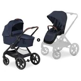 Kombi-Kinderwagen hauck "Walk N Care Set", blau (schwarz navy blau), Baby, Aluminium, Kunststoff, Polyester, Polyurethan, Kinderwagen, belastbar bis 22 kg