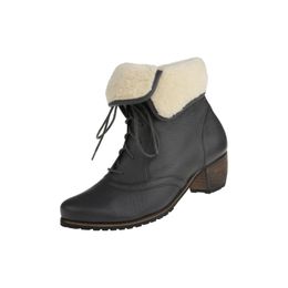 Natural Feet Damen Stiefelette "Ista", Gr. 39, grau, Leder, Schuhe, aus echtem Hirschleder