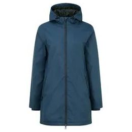 Regenmantel oxmo "Regenjacke OXJanina" Gr. XS, blau (marineblaus) Damen Mäntel