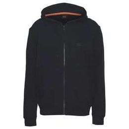 Outdoorjacke BOSS ORANGE "Zetalky" Gr. S, blau (404_schwarz_blau) Herren Jacken mit Kängurutasche