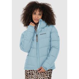 alife and kickin ALIFE & KICKIN Damen Steppjacke "JUANAAK A", blau, Gr. M, kontrastfarbene Details, unifarben, Steppware, Obermaterial: 100% Polyester, Jacken,