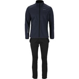 Endurance Herren Sportanzug "Naval", blau, Gr. XL, unifarben, 100% Polyester, Sportanzüge, mit wasser -und winddichter Funktion