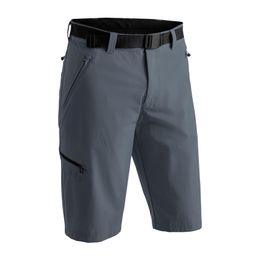 Maier Sports Herren Bermudas "Nil Bermuda", grau, Gr. 66, 90% Polyamid, 10% Elasthan, Hosen, kurze Herren Wanderhose, moderne Outdoor-Bermuda,