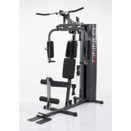 Kraftstation "Autark 600", B:115cm H:196cm L:190cm, schwarz, Finnlo BY HAMMER, Kraftstationen, multifunktionale Fitnessstation, max. Trainingsgewicht