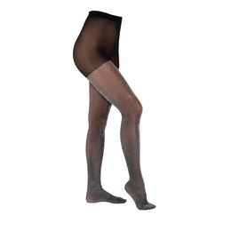 Camano Damen Feinstrumpfhose "Strumpfhose 1er Pack", Gr. S, schwarz, 71% Polyamid, 19% metallisierte Fasern, 10% Elasthan, Strumpfhosen