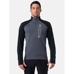 Ternua Fleecejacke "Punjak" in Schwarz/ Grau - 69% | Gr&ouml;&szlig;e S | Herren-pullover-sport