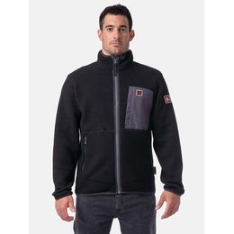 Ternua Fleecejacke "Harcourt" in Schwarz - 69% | Größe S | Herren-pullover-sport