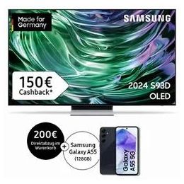 Samsung GQ55S93DAE abzgl. 200€ Direktabzug + Samsung A55 (von Samsung nach Registrierung) OLED, 55, 138, Ultra HD