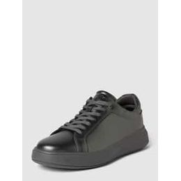 Calvin Klein Sneaker aus Leder in unifarbenem Design