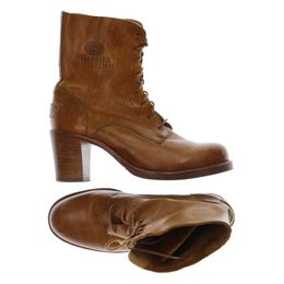 Shabbies Amsterdam Damen Stiefelette, braun, Gr. 38