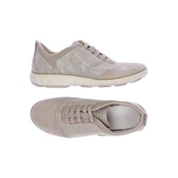 Geox Damen Halbschuh, beige, Gr. 38