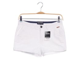 Superdry Damen Shorts, weiß, Gr. 38