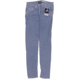 PLEASE Damen Jeans, hellblau, Gr. 0