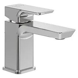 Villeroy & Boch Villeroy und Boch Subway 3.0 Einhebel-Waschtischarmatur TVW11200100061 mit Zugstangen-Ablaufgarnitur, chrom