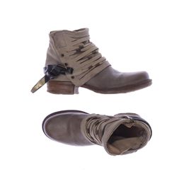 A.S.98 Damen Stiefelette, beige, Gr. 39