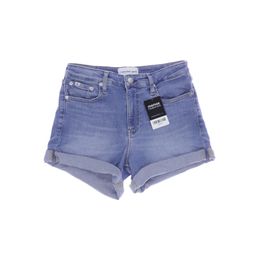 Calvin Klein Jeans Damen Shorts, blau, Gr. 28