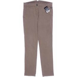 Opus Damen Stoffhose, beige, Gr. 36