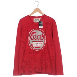 Desigual Herren Langarmshirt, rot, Gr. 54