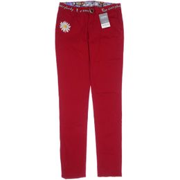 Desigual Damen Stoffhose, rot, Gr. 30