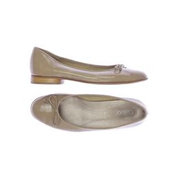 Gabor Damen Ballerinas, beige, Gr. 7.5