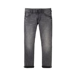 Tom Tailor Denim Herren TTAEDAN Straight Jeans, grau, Uni, Gr. 29/32