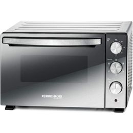 Rommelsbacher Back- und Grillofen BGS 1500, Mini-Backofen ,silber/schwarz