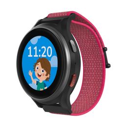 Smartwatch Lupus Electronics "Anio 6 Kinder hibiscus" Smartwatches Gr. 4G (LTE), pink (pink, schwarz)