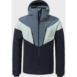 Schöffel Outdoorjacke SCHÖFFEL "Ski Jacket Style Safuna MNS", Herren, Gr. 50, blau (8820, blau), Oberstoff : Aussenseite: 85% Nylon 15% Elasthan (Membran: Polyurethan) Futter : 100% Polyester Futter Mittleres Rückenteil: 84% Nylon 16% Elasthan Wattierung : 100% Polyester, sportlich, regular fit, hoch geschlossener Ausschnitt, Langarm, Jacken