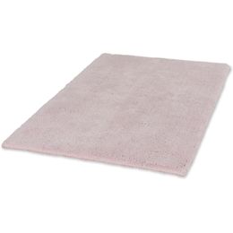 Schöner Wohnen Kollektion Badematte SCHÖNER WOHNEN-KOLLEKTION "Bahamas Uni" Badematten Gr. rechteckig (60cm x 90cm), Baumwolle, rosa (rosé) beidseitig verwendbar