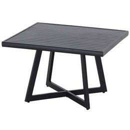 siena GARDEN Gartentisch 'Alexis' matt-anthrazit 70 x 70 x 45 cm