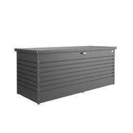 BioHort Aufbewahrungsbox 'FreizeitBox 200' dunkelgrau metallic 201 x 83 x 79 cm