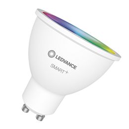 LEDVANCE LED-RGB-Reflektorlampe 'Smart+' 5,5 cm 350 lm 5 W GU10 wei&szlig; WLAN
