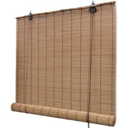 Bambusrollo 140x220 cm Braun vidaXL