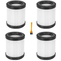 Tlily - 4 Pack hepa Filter Als ZubehöR Teile für die Kabellosen Hand Vakuum Staubsauger Zur Reinigung XL-618A und M8-PRO