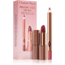 Charlotte Tilbury Pillow Talk Lip Kit Lipliner und Lippenstift-Duo Farbton Medium