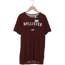 Hollister Herren T-Shirt, bordeaux, Gr. 46