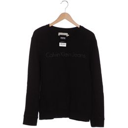 Calvin Klein Jeans Herren Sweatshirt, schwarz, Gr. 52