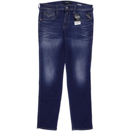 Replay Herren Jeans, blau, Gr. 34