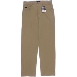 Brax Herren Stoffhose, beige, Gr. 32