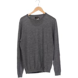 Eterna 1863 Herren Pullover, grau, Gr. 48