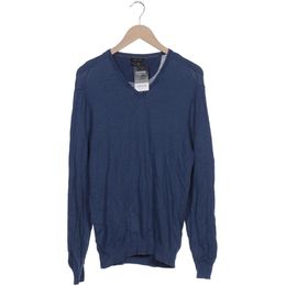 Massimo Dutti Herren Pullover, blau, Gr. 54