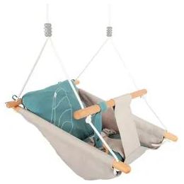 Babyschaukel Small Foot "Babyschaukel Seaside" blau Baby Babywippen