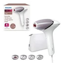 IPL-Haarentferner Philips "Lumea S8000 BRI947/00" lila (fliederfarben) Damen 4 Aufsätze (Achseln, Bikinizone, Körper und Gesicht)