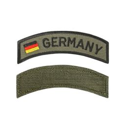 BW Armabzeichen Flagge Germany mit Klett oliv