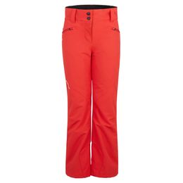 Skihose Ziener "ALIN" Gr. 140, EURO-Größen, rot (feuerrot), Kinder, Obermaterial: 100% Polyester;Futter: 100% Polyamid;Wattierung: 100% Polyester, Hosen