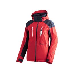 Skijacke Maier Sports "Vratna" Gr. 36, rot, Damen, 100% Polyester, Jacken, Damen Winterjacke, wind/wasserdicht, 4 RV-Taschen und Kapuze