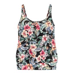 Lascana Tankini Damen Größe M grün / blutrot / schwarz / weiß