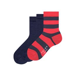 Falke Socken M&auml;dchen Gr&ouml;&szlig;e 23/26 navy / rot