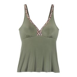 Lascana Tankini 'Adelin' Damen Gr&ouml;&szlig;e 95 beige / braun / oliv / schwarz